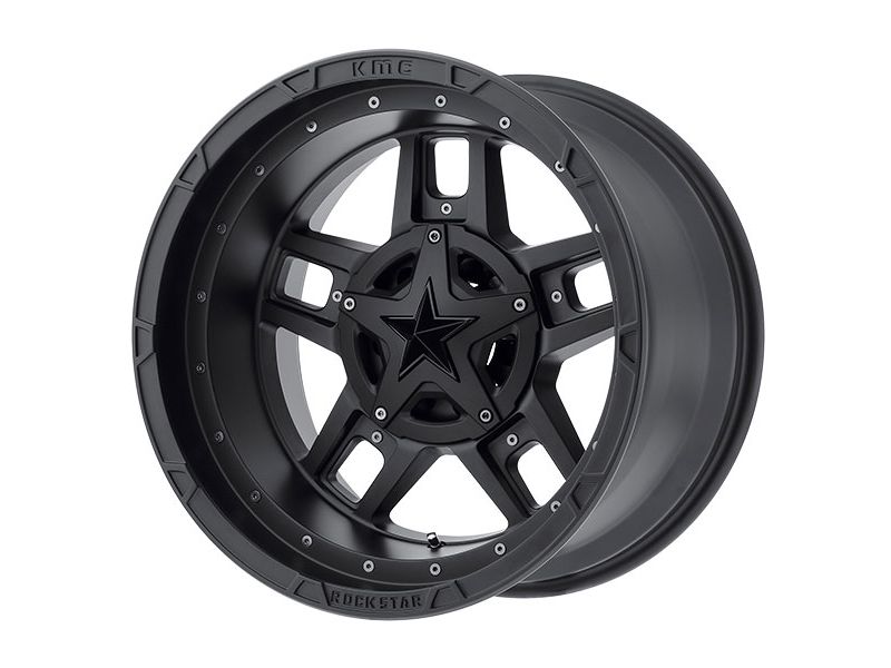 XD Series Matte Black XD827 Rockstar III Wheels KMC-XD82779088712N ...