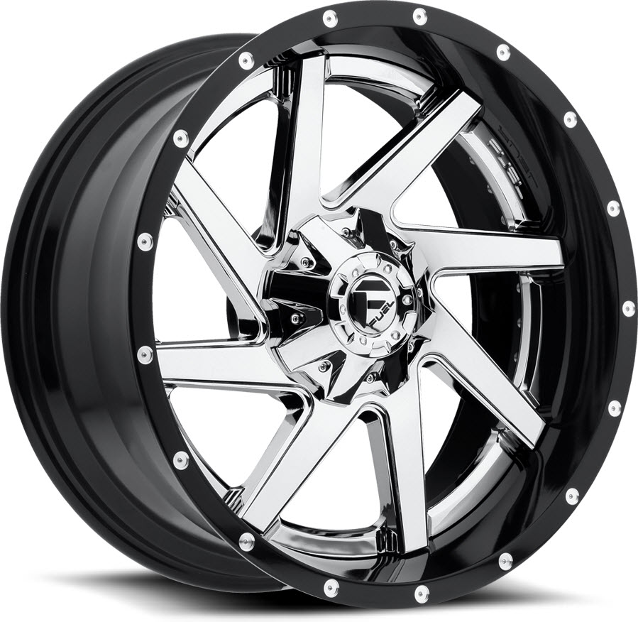 Fuel Two-Piece Chrome & Black Renegade Wheels | RealTruck