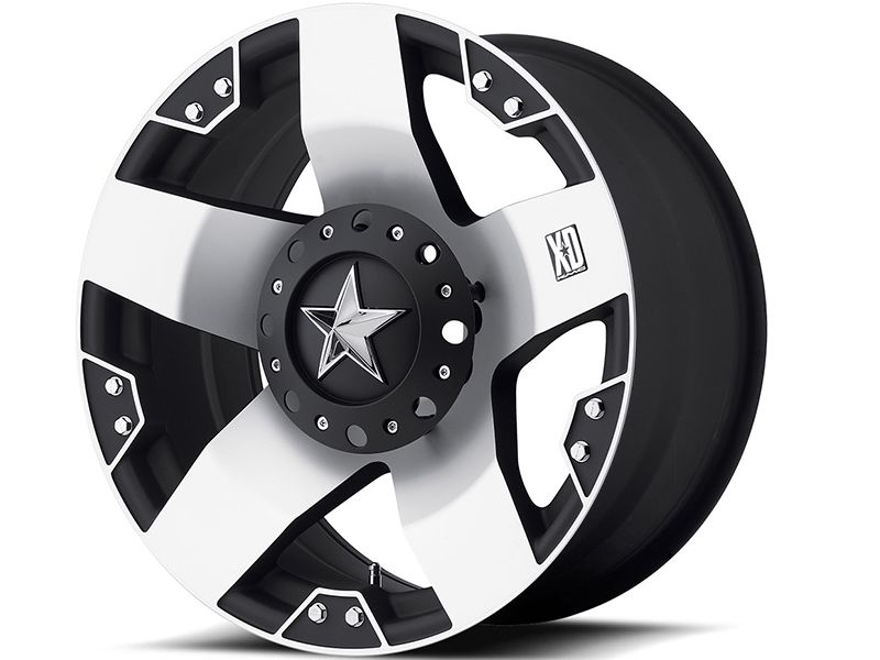 XD Series Machined Black XD775 Rockstar Wheels | RealTruck