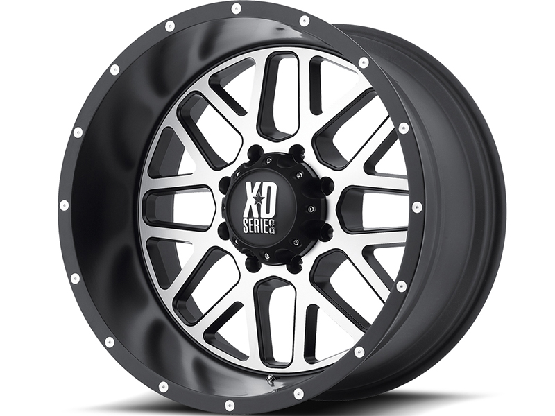 XD Series Machined Matte Black XD820 Grenade Wheels | RealTruck