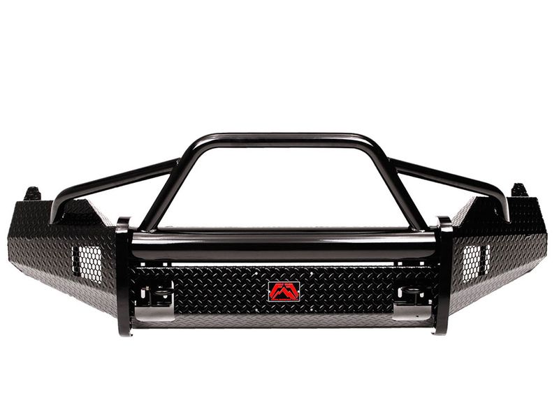 Fab Fours Black Steel Front Bumper w/ Pre-Runner Guard DR13-K2962-1 ...