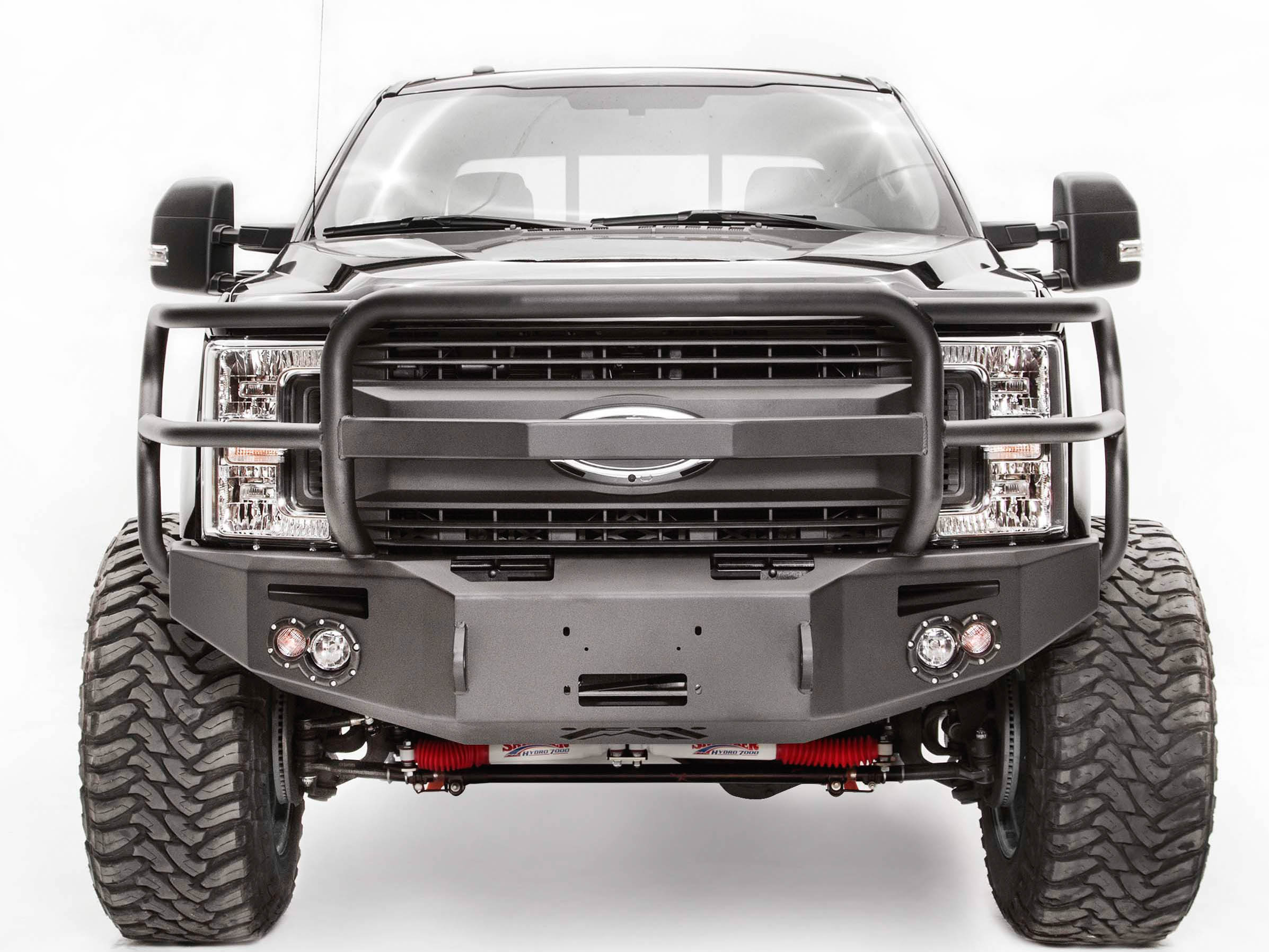 Fab Fours Premium Winch Front Bumper w/ Grille Guard FS17-A4150-1 ...