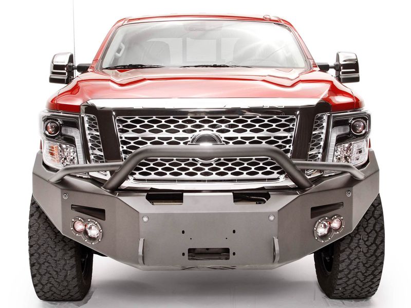 Fab Fours Premium Winch Front Bumper w/ Pre-Runner Guard NT16-F3752-1 ...