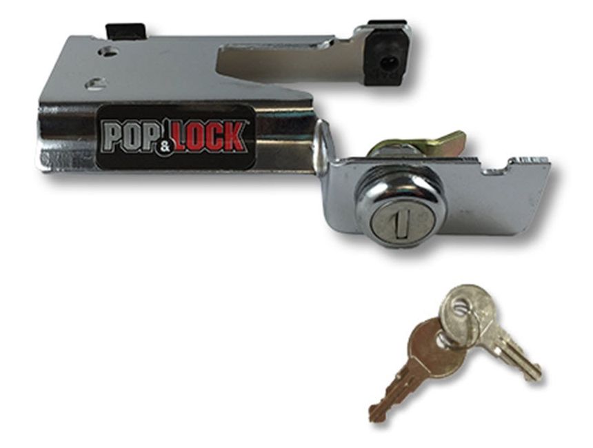 Pop & Lock Chrome Tailgate Lock PNL-PL1600C | RealTruck