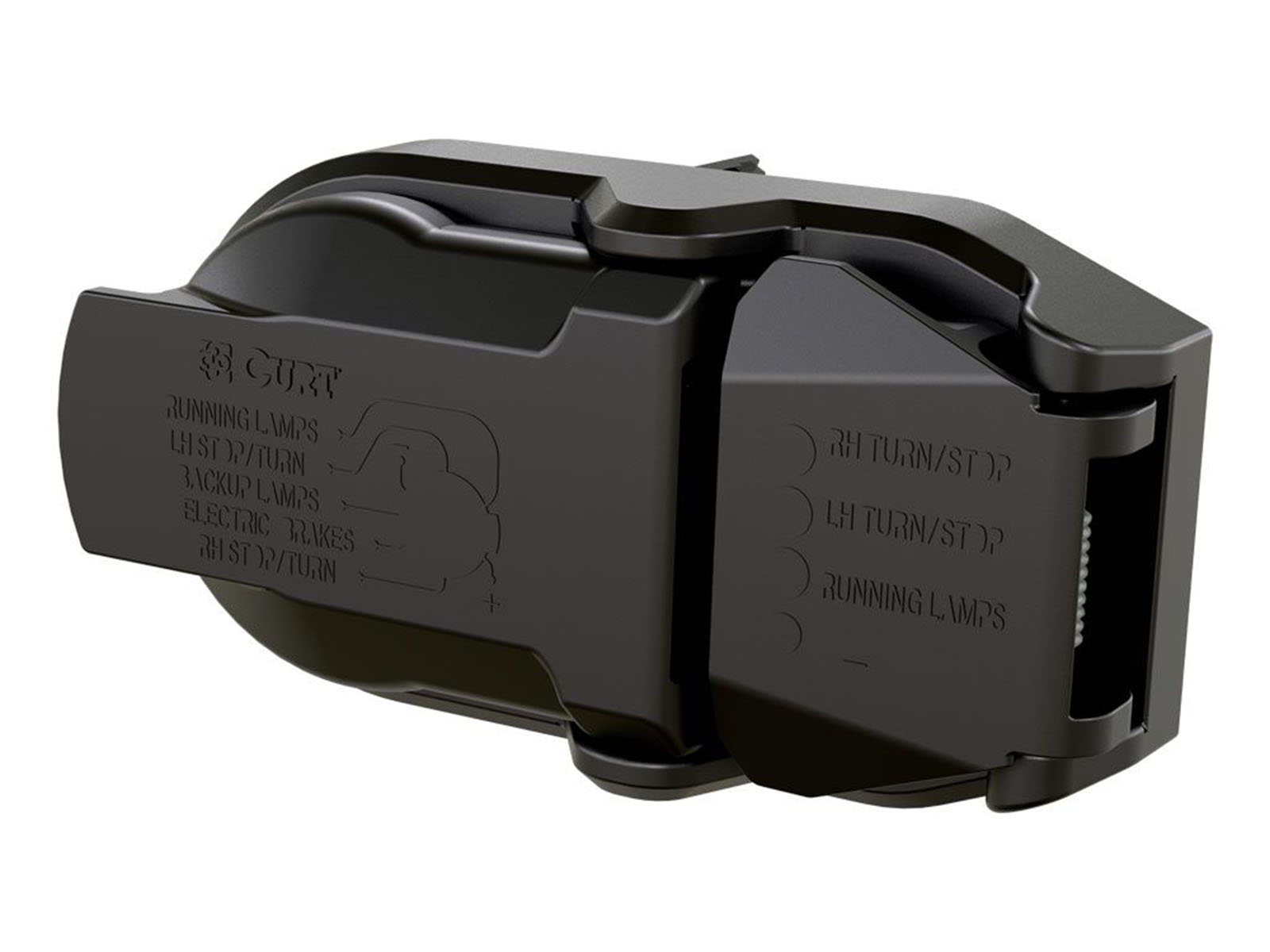 Curt OEM Replacement Dual-Output 7 & 4-Way Connector 57020 | RealTruck