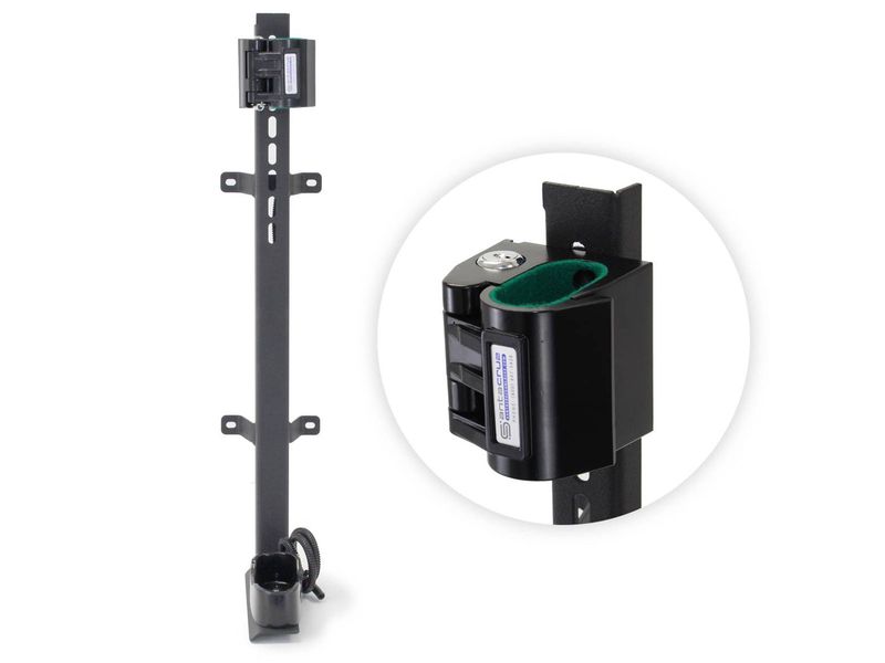 Go Rhino Single Gun Rack w/ Santa Cruz Gun Lock 574011 | RealTruck