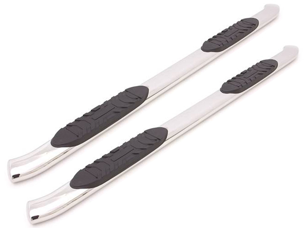 Lund 5" Curved Oval Stainless Nerf Bars 23710563 | RealTruck