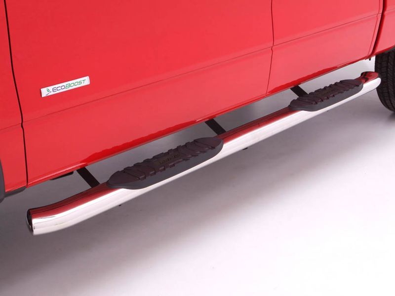 RealTruck Lund 5" Curved Oval Stainless Nerf Bars | RealTruck