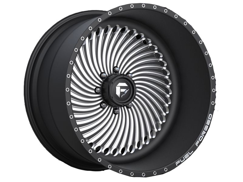 Fuel Forged Machined Black FF01 Wheels | RealTruck