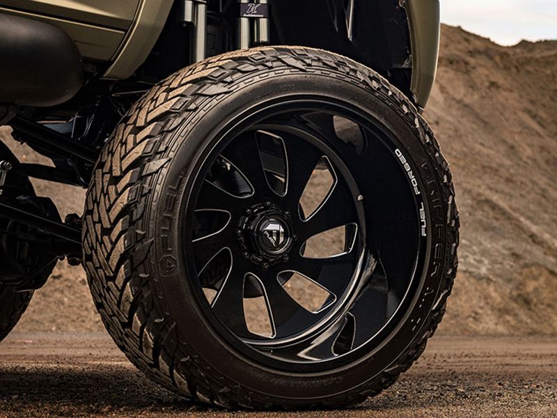 FUL-DE1124208345L Fuel Forged Machined Black FF11 Wheel | RealTruck