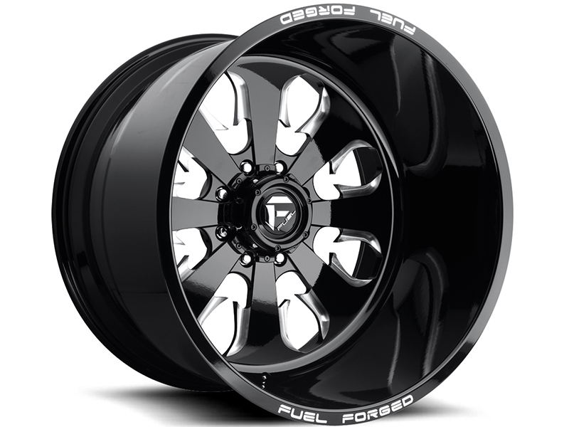 Fuel Forged Machined Black FF24 Wheels | RealTruck