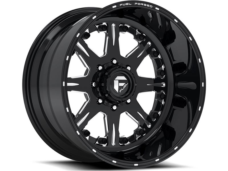 Fuel Forged Machined Black FF25 Wheels | RealTruck