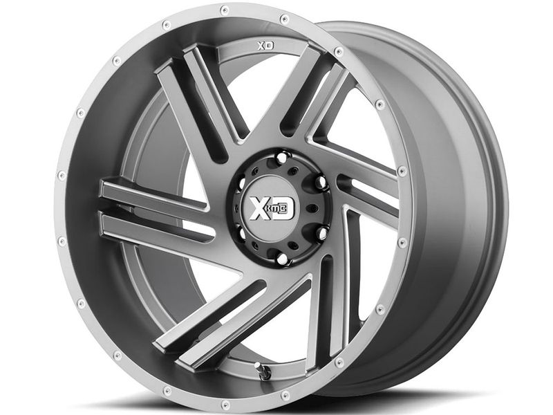 XD Series Grey XD835 Swipe Wheels | RealTruck