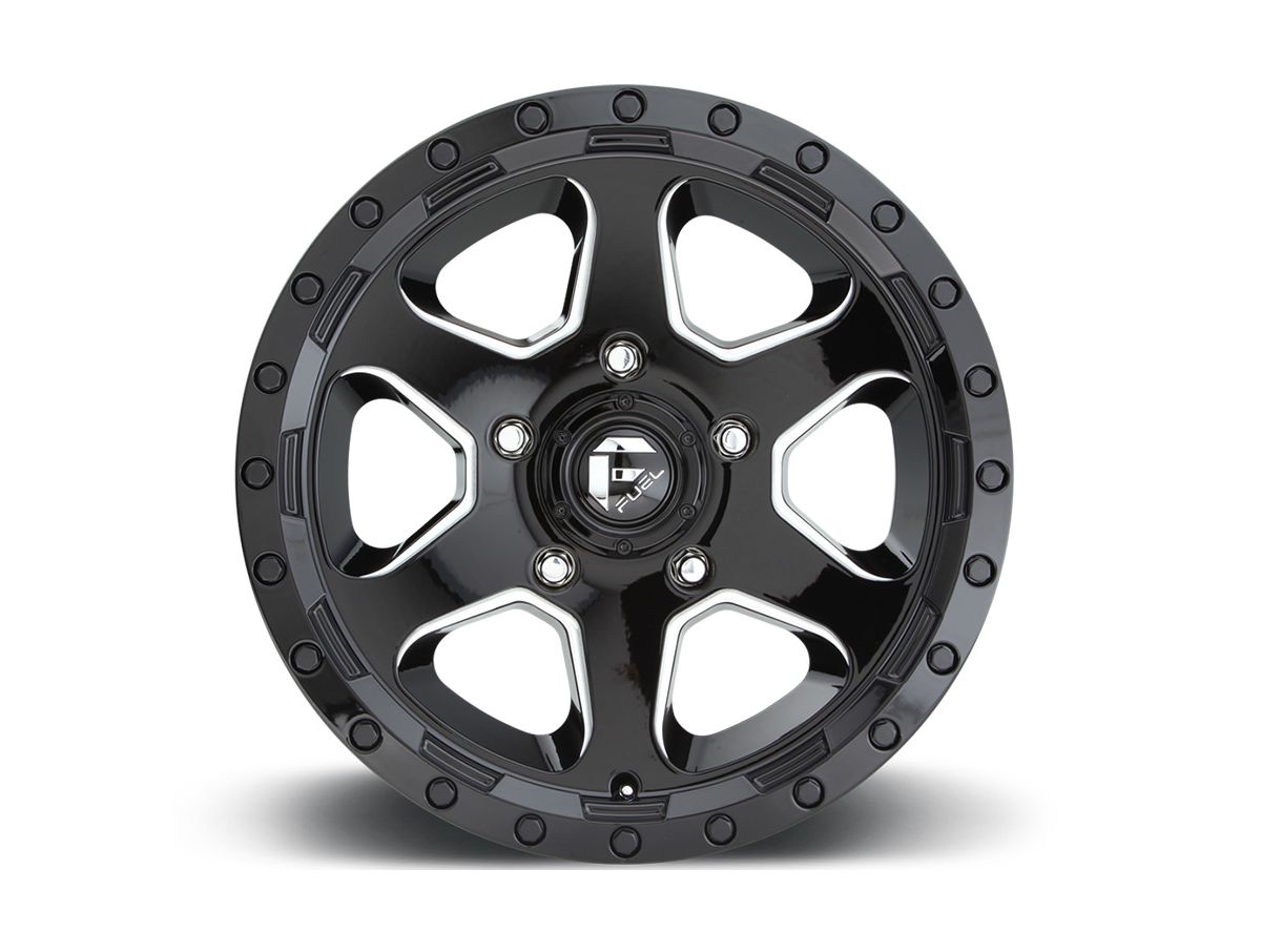 Fuel Machined Black Ripper Wheels | RealTruck