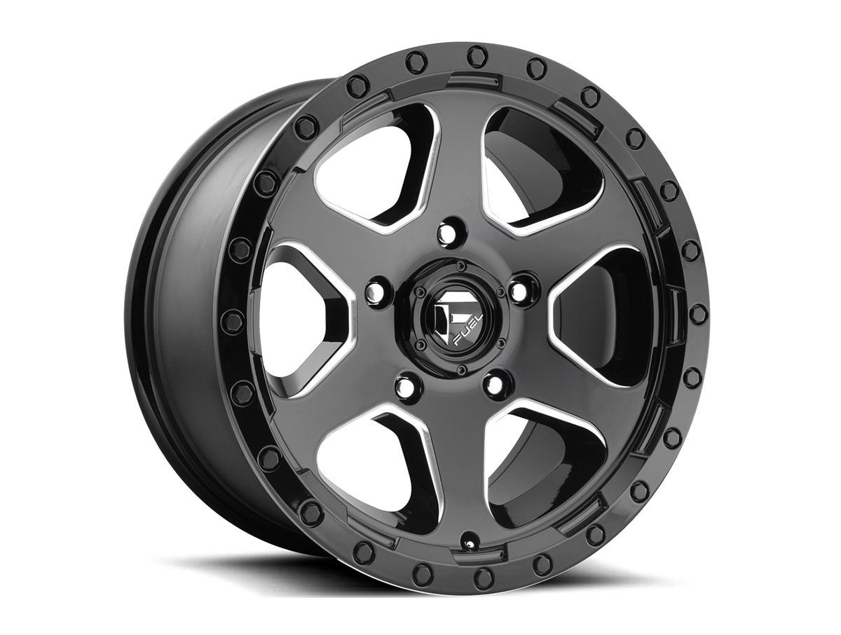 Fuel Machined Black Ripper Wheels | RealTruck