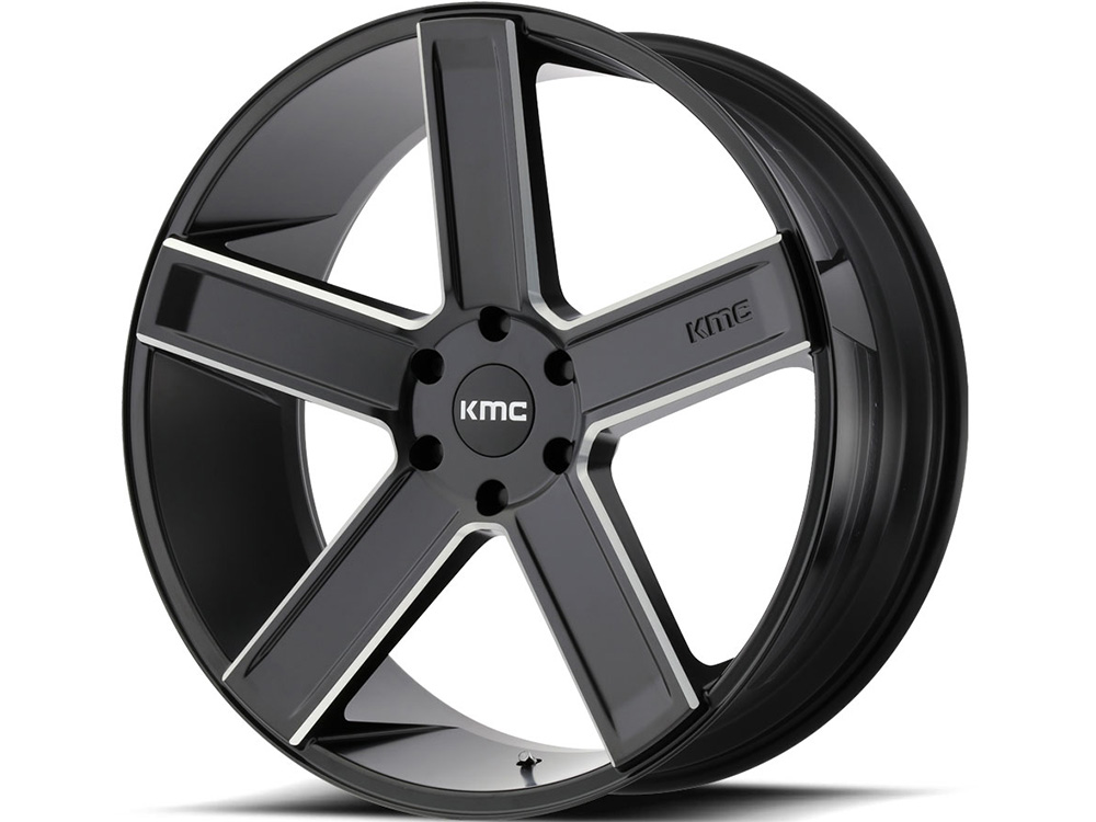 KMC Black KM702 Deuce Wheels | RealTruck