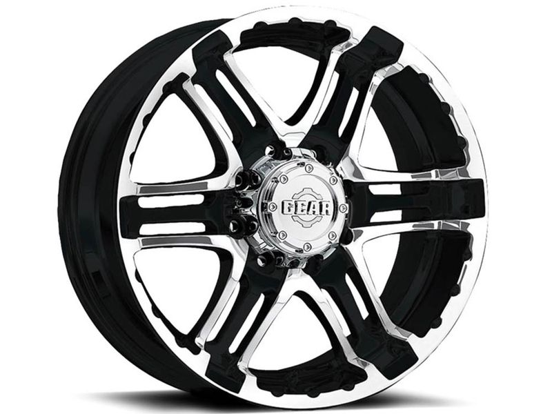 Gear Off Road Machined Black 713MB Double Pump Wheels | RealTruck