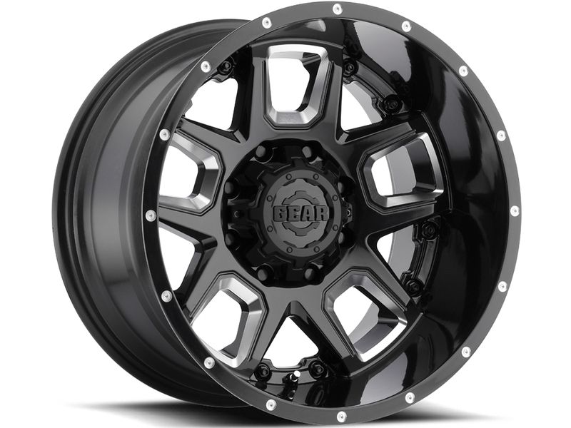 Gear Off Road Black 743BM Armor Wheels | RealTruck
