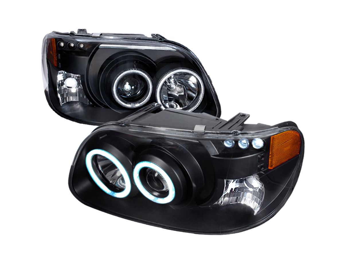 SPEC-D Projector Headlights 4LHP-EPOR951PCJM-KS | RealTruck