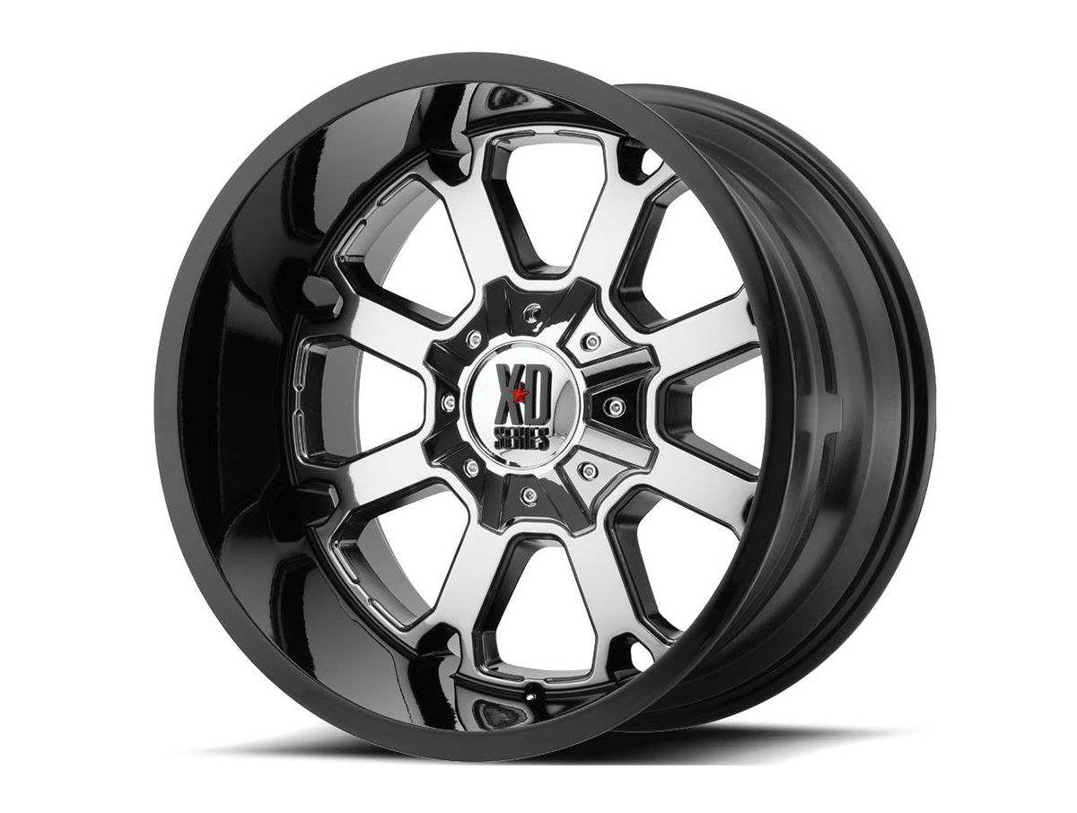 XD Series Machined Black XD825 Buck 25 Wheels | RealTruck