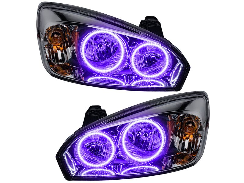 Oracle Chrome OE Style Purple Halo Headlights 7006-007 | RealTruck