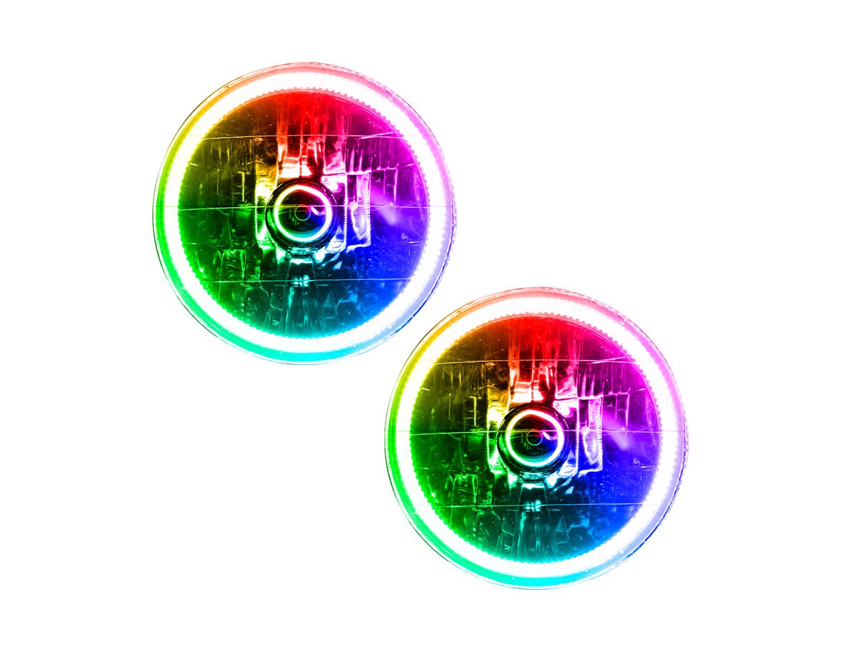 Oracle Chrome LED ColorSHIFT Headlights 7081-504 | RealTruck