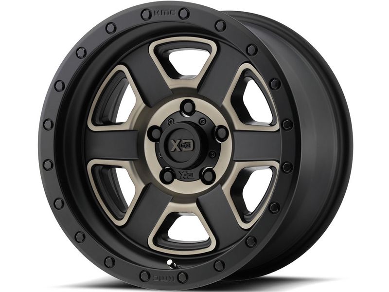 XD Series Black w/ Dark Tint XD133 Fusion Off-Road Wheels | RealTruck