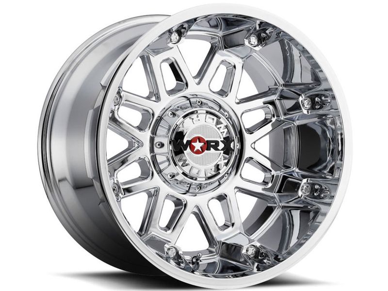 Worx Alloy Chrome 811C Conquest Wheels | RealTruck