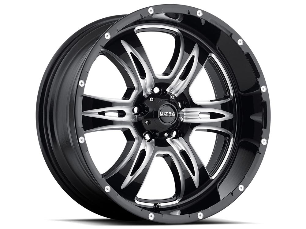 Ultra Machined Black 249BM Predator II Wheels | RealTruck