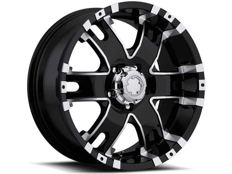 Ultra Machined Black 202B Baron Wheels | RealTruck