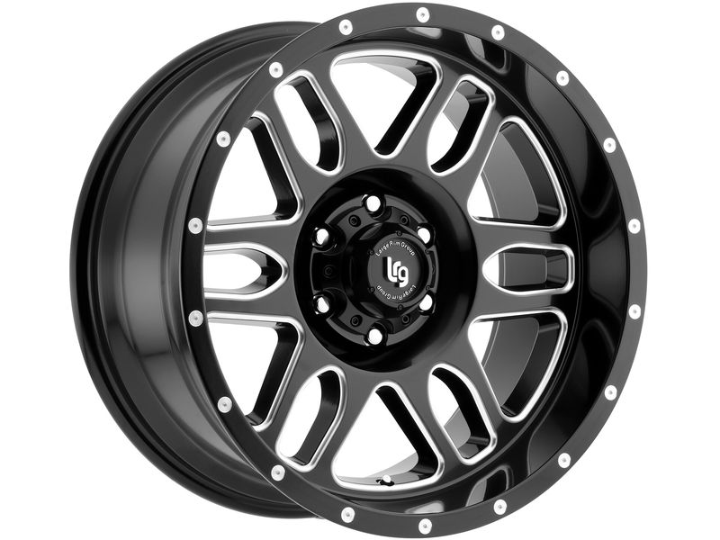 LRG Black 116 Squadron Wheels | RealTruck