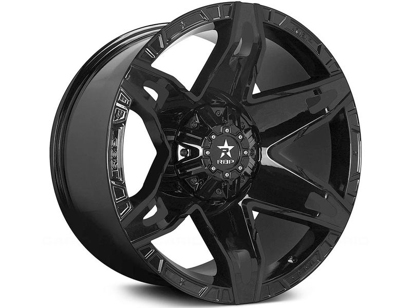RBP Gloss Black 70R Quantum Wheels | RealTruck