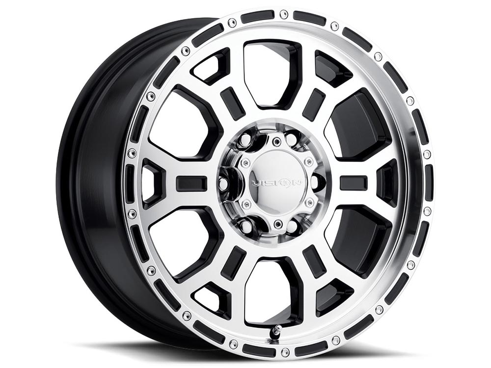 Vision Machined Black Raptor Wheels | RealTruck