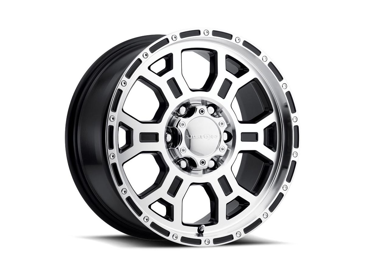 Vision Machined Black Raptor Wheels | RealTruck