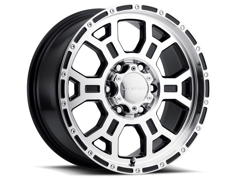 Vision Machined Black Raptor Wheels | RealTruck