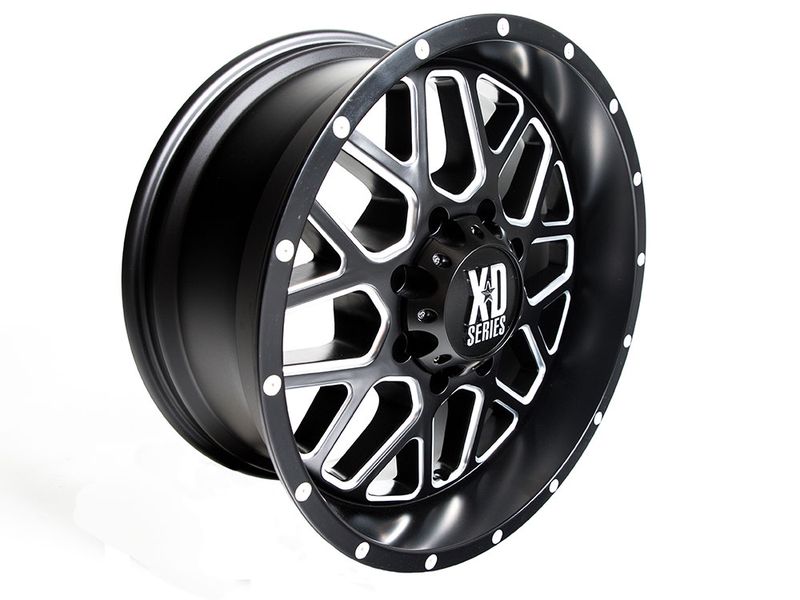 XD Series Milled Matte Black XD820 Grenade Wheels | RealTruck