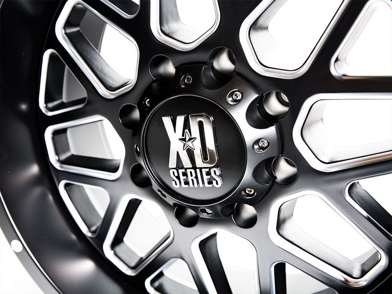 XD Series Milled Matte Black XD820 Grenade Wheels | RealTruck
