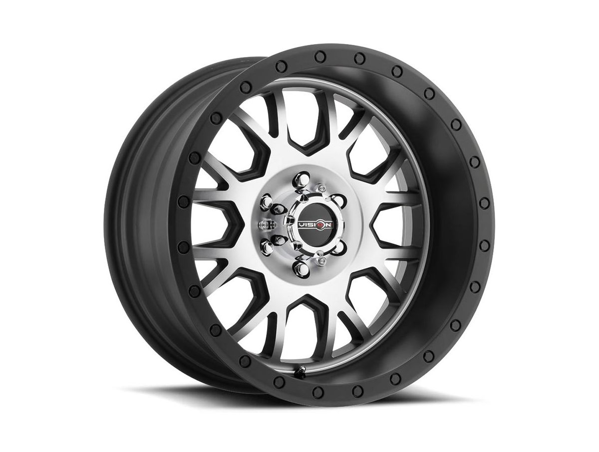 Vision Machined Black Invader Wheel GV8-8983MBMF12 | RealTruck