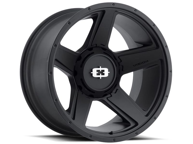 Vision Black Empire Wheel 390-20193SB-44 | RealTruck