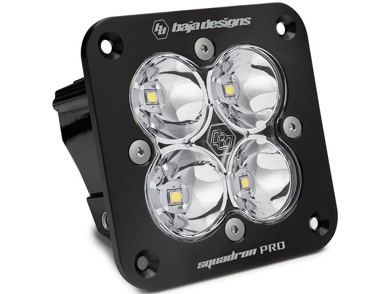 Baja Designs Squadron Pro Flush Mount LED Light w/o Wiring Harness ...