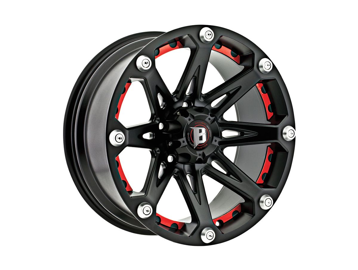 Ballistic Black 814 Jester Wheels | RealTruck