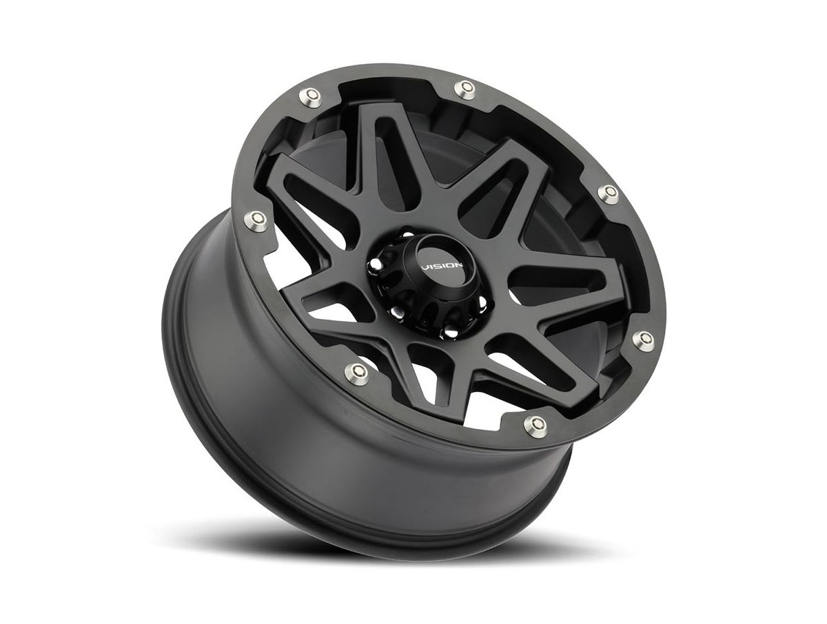 Vision Matte Black Se7en Wheels | RealTruck