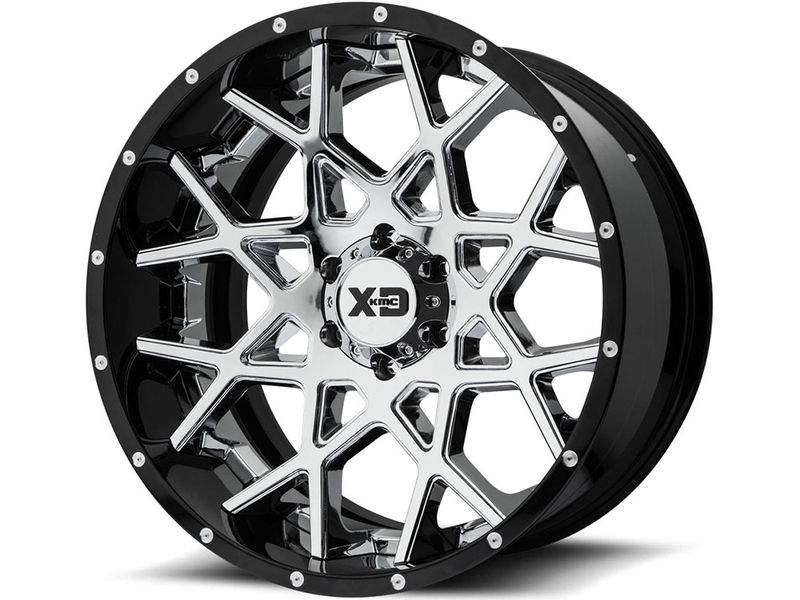 XD Series Two-Piece Chrome XD203 Chopstix Wheels | RealTruck