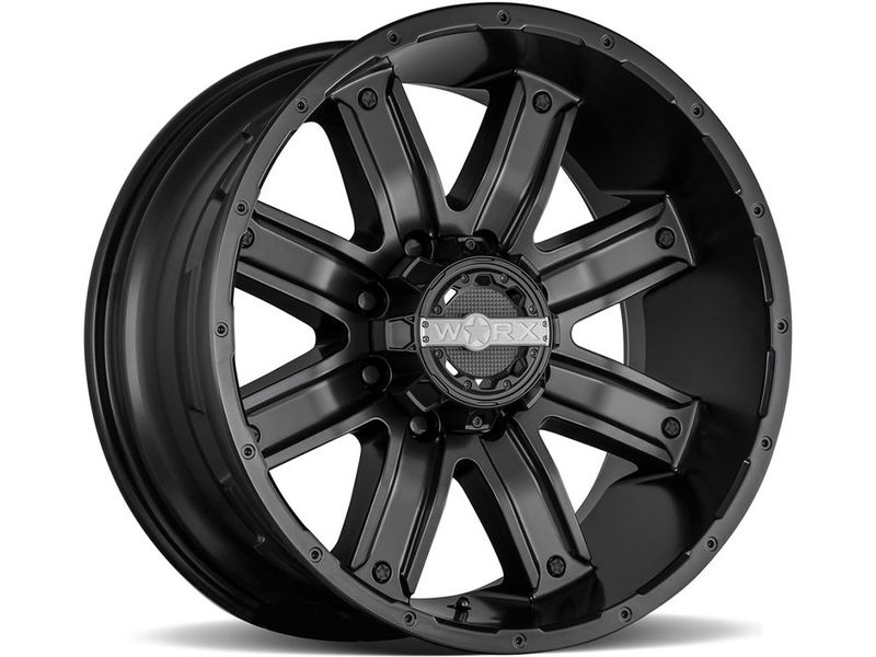 Worx Alloy Black 813SB Destroyer Wheel 813-2135SB25 | RealTruck