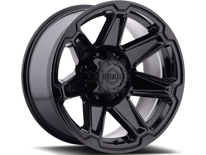 Gear Off Road Black 745B Trident Wheels | RealTruck
