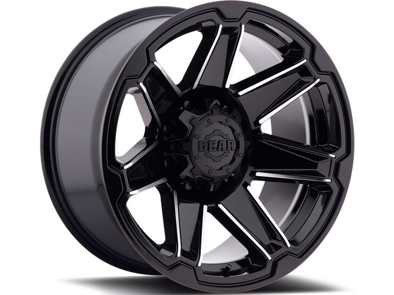 Gear Machined Black Trident Wheel GRA-745MB-2098718 | RealTruck