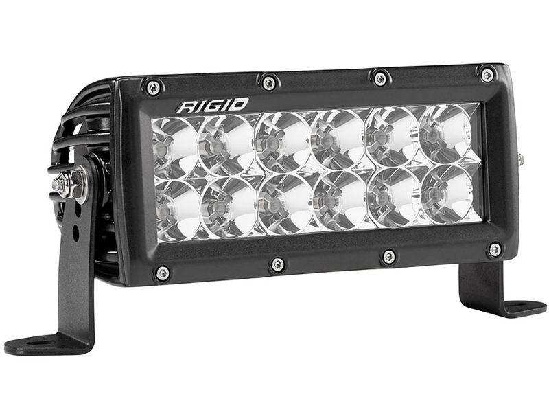 RIGID E-Series PRO Black 6" LED Light Bar | RealTruck