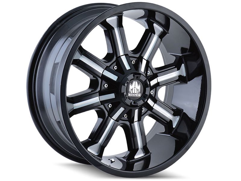 Mayhem Machined Black Beast Wheels | RealTruck