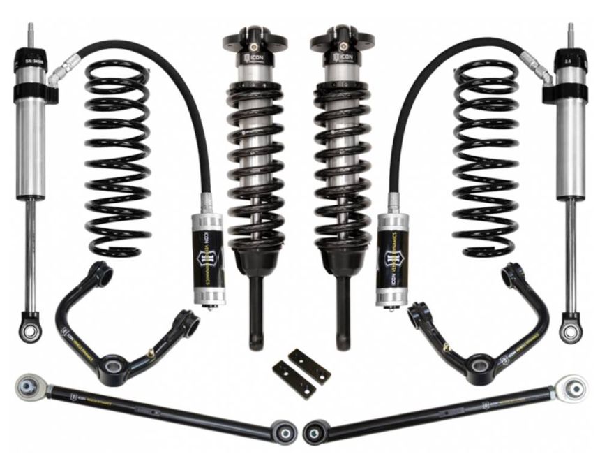 Icon 0 - 3.5" Adjustable Coilover Lift Kit K53064T | RealTruck