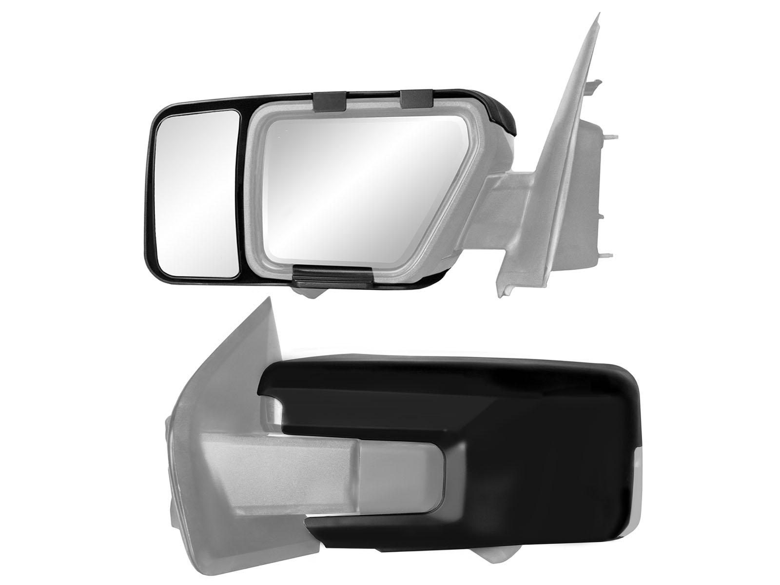 K Source Fit System Snap-On Custom Towing Mirrors 81860 | RealTruck